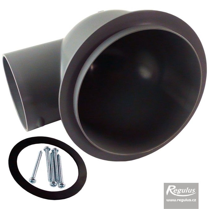 Plastic Ceiling Outlet, 125/75 : Regulus